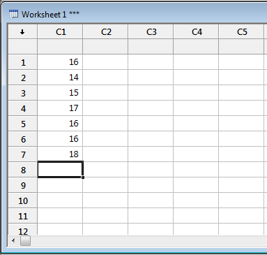 Calculate the mean in minitab - MathBootCamps